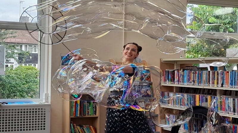 Bubble Magic at Colindale Library | Barnet Libraries